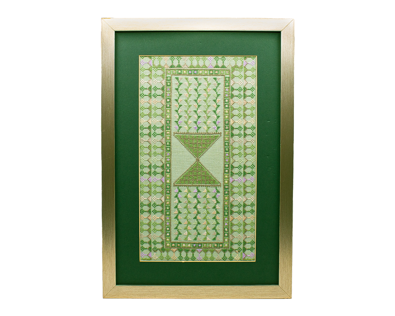 Green Etamine Frame – Palestinian Culture Center